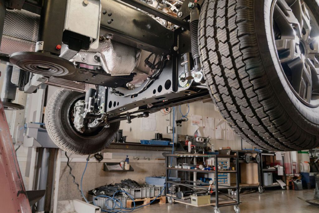 Breite Vorderachse - Fahrzeugbau Meier